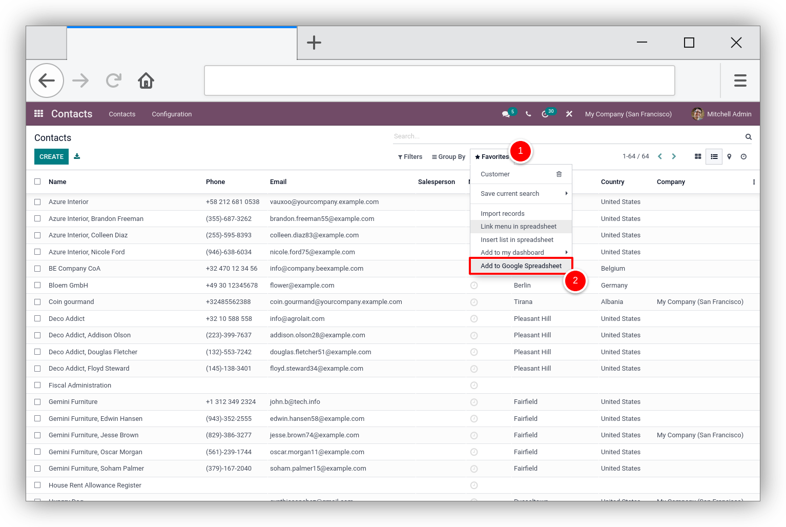 Drive Spreadsheet Integration Srikesh Infotech